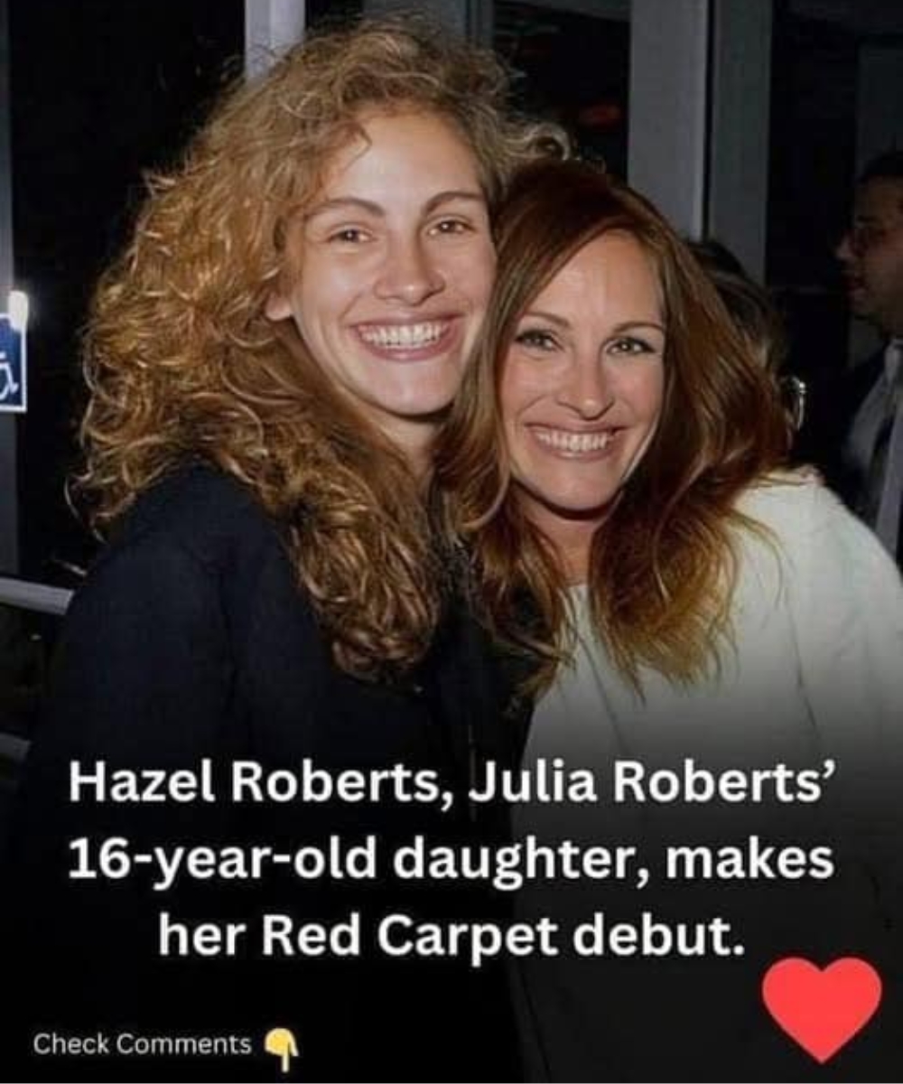 Julia Roberts’ 16-year-old daughter, Hazel Roberts, has her inaugural ...