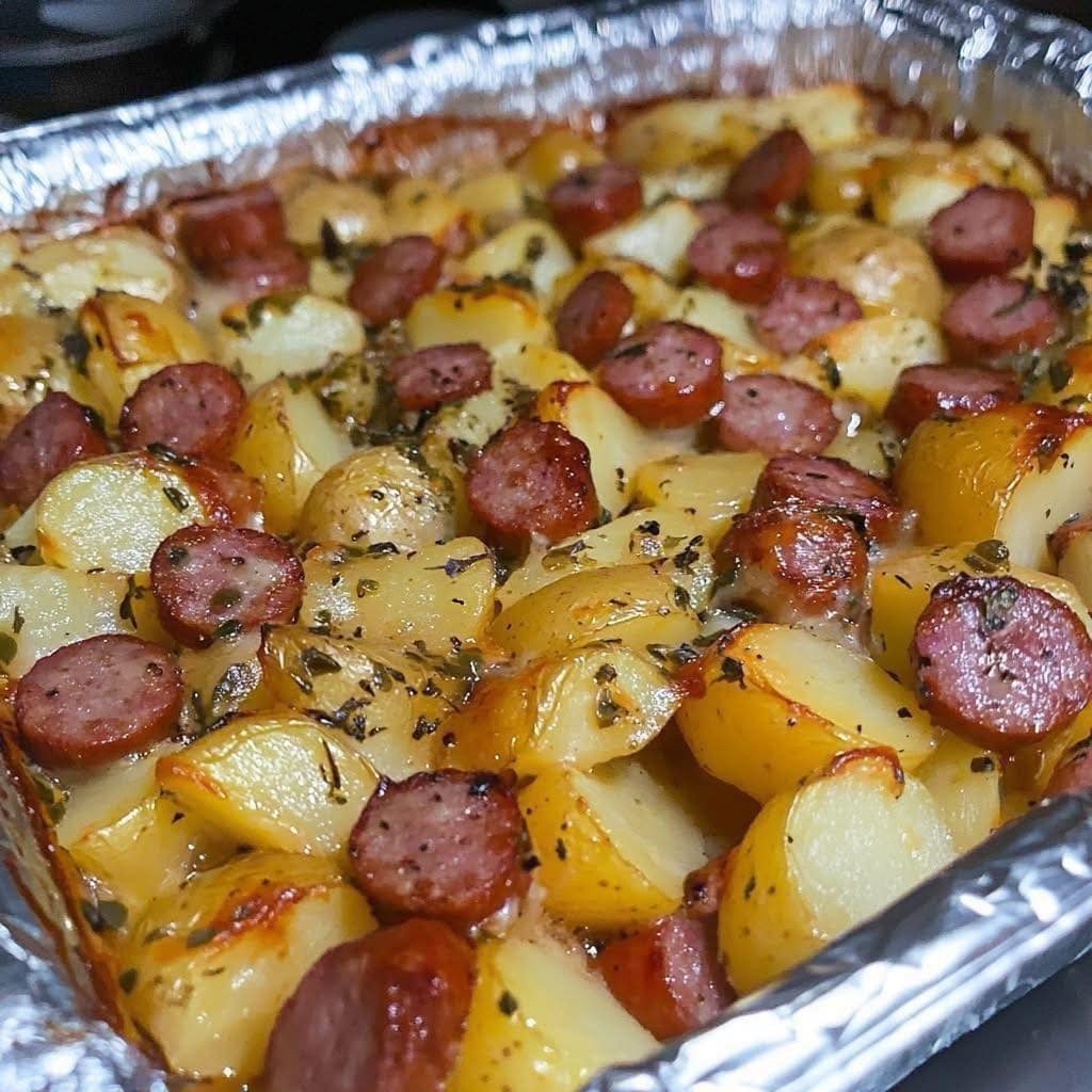 Cheesy Ranch Potatoes and Sausage – all recipes fun