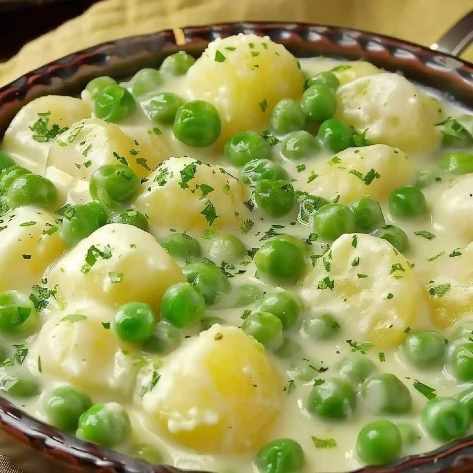 Creamed Potatoes and Peas – all recipes fun