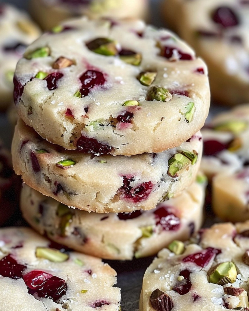 Cranberry Pistachio Shortbread Cookies – Festive, Buttery & Irresistible. – all recipes fun
