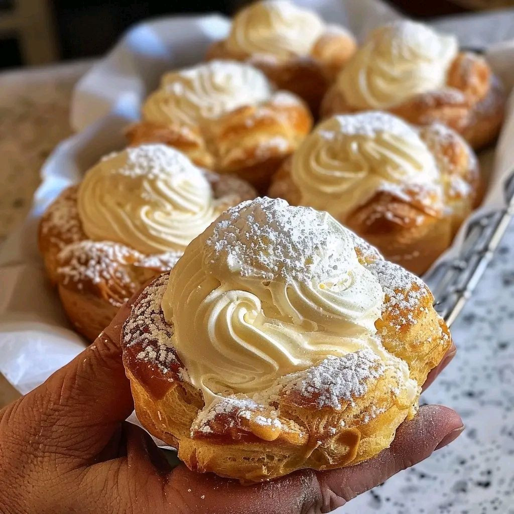 Classic Cream Puffs with Vanilla Whipped Cream Filling – all recipes fun
