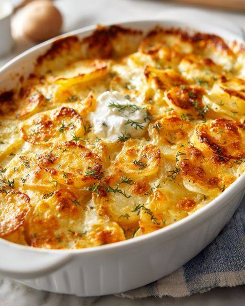 This super simple casserole requires only three ingredients to make a ...