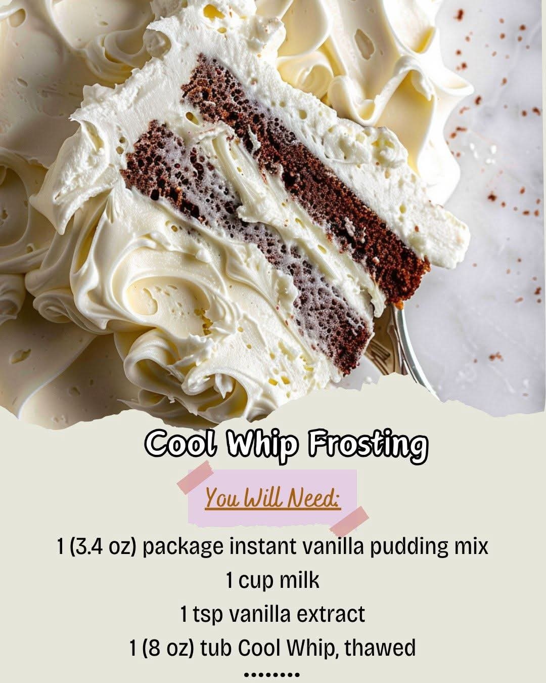 Cool Whip Frosting Recipe: A Light and Fluffy Delight – all recipes fun