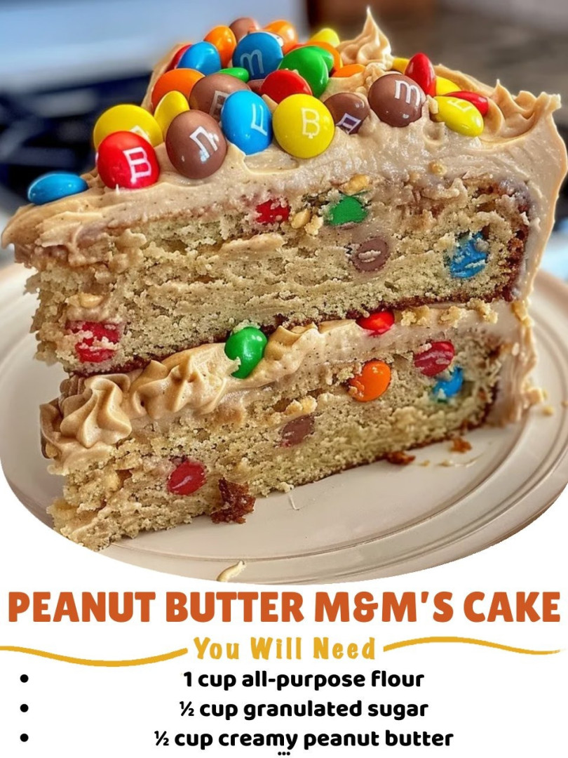 Peanut Butter M&M’s Cake – all recipes fun