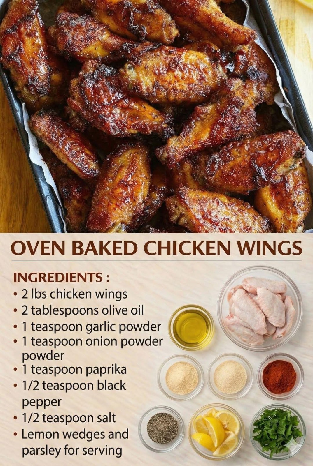 Caramelized Baked Chicken Wings!! – all recipes fun