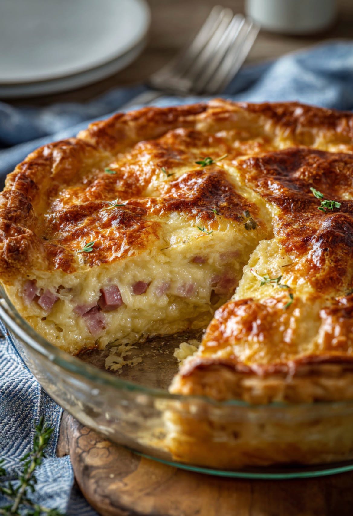 Ham and Cheese Quiche – all recipes fun